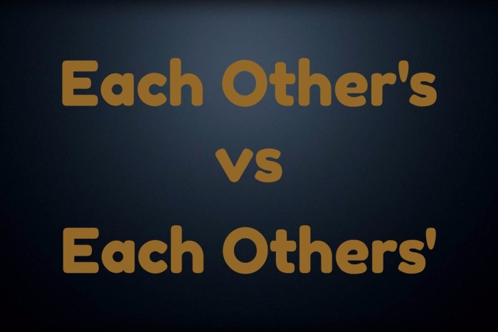 Each Other's vs Each Others': Which Is Correct? - Word Counter Blog